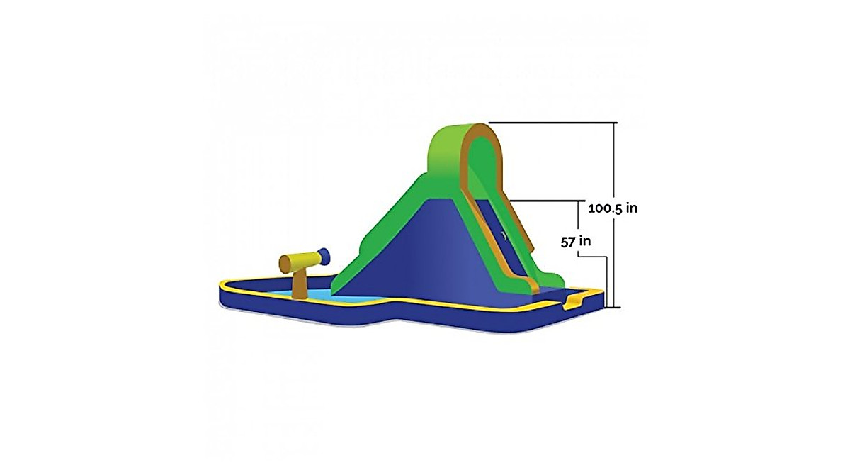 Blast Zone Hydro Rush Inflatable Water Park - Fun for Kids 3+