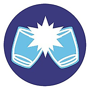 Duralex Made In France Cosy Glass Mug (Set of 6), 12.37 oz, Clear