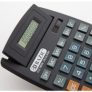 BAZIC 8-Digit Large Desktop Calculator w/Adjustable Display