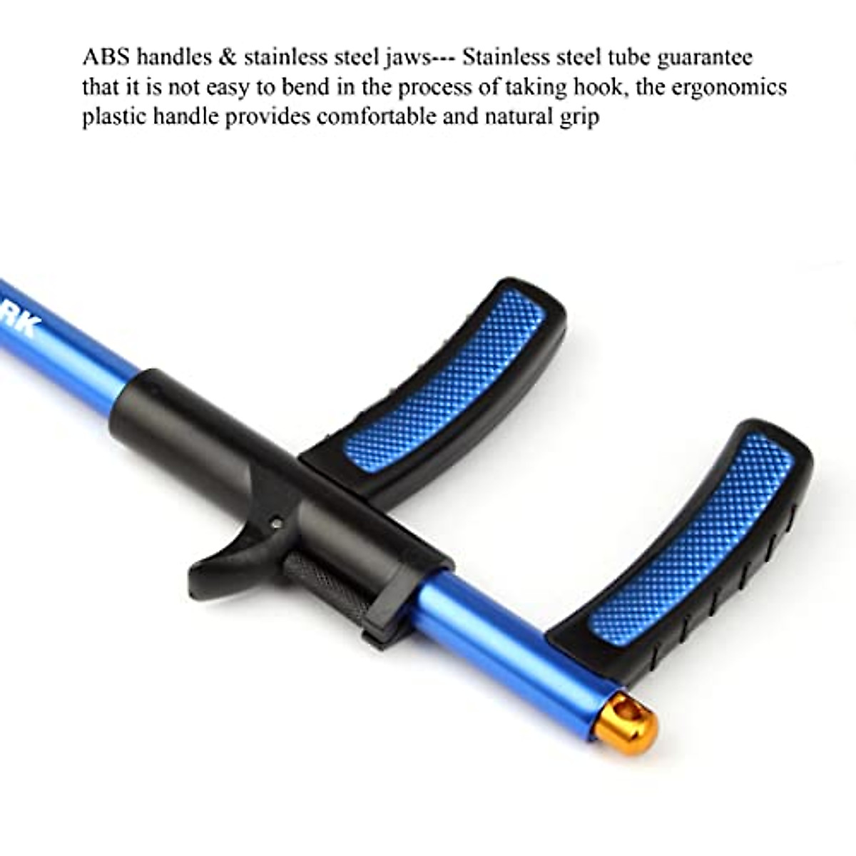 CRAZY SHARK Hook Remover Aluminum Fish Hook Remover Extractor 13.6in (Dark Blue)