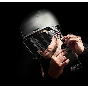 Ombak Ski Goggles - Mentawai Black Ski/Snowboard Goggles for Men, Women & Youth - Magnetic interchangeable lens system