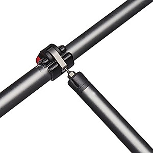 Black Diamond Pursuit Shock Trekking-Hiking Poles - Aluminum, Collapsible & Adjustable, Steel Grey-Octane, Medium/Large