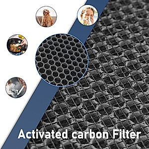 [Upgraded] 200/300 Series Replacement Filter Compatible with Blueair 200/300 Series Air Purifier, for 280i, 203, 203 Slim, 205, 270E, 270E Slim, 201, 215B, 250E, 303.