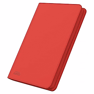 Ultimate Guard Zipfolio 360 – 18 Pocket Xenoskin Red