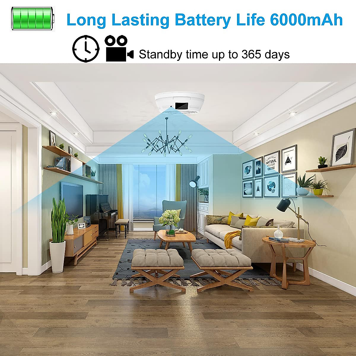 Hidden Camera Wireless WiFi Security Camera Mini HD 1080P Spy Cam with Night Vision and Motion Activated Camera Video Recorder Nanny Cam Indoor/Outdoor