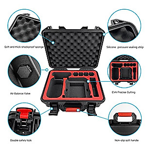 FPVtosky Hard Case for DJI Avata (DJI Goggles V2 / Goggles 2 / Goggles Integra), Waterproof Carrying Case for Avata, DJI Avata Accessories Case for DJI Motion/RC Motion 2 / FPV Remote Controller 2