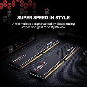 G.SKILL Flare X5 Series (AMD Expo) DDR5 RAM 64GB (2x32GB) 5600MT/s CL36-36-36-89 1.25V Desktop Computer Memory UDIMM - Matte Black (F5-5600J3636D32GX2-FX5)