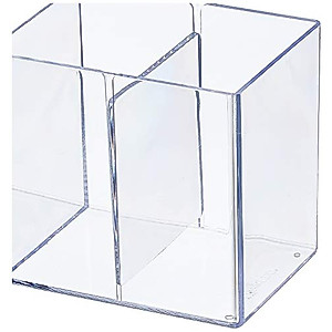 Ultra PRO All Team 2-Piece Storage Box, 4 Compartment, Clear