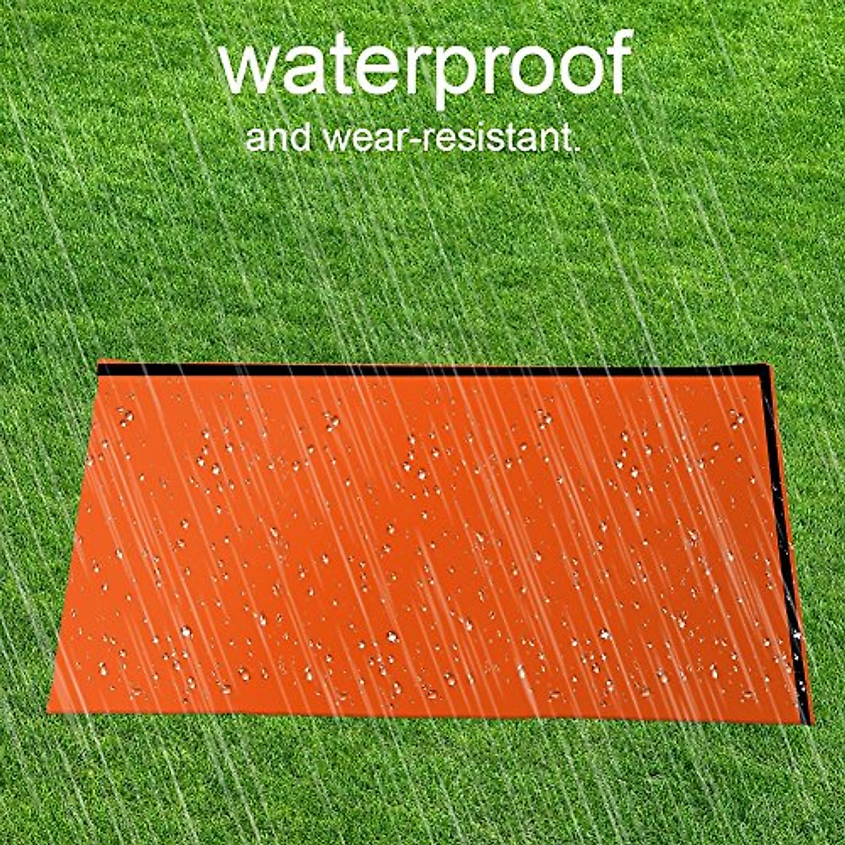 Emergency Sleeping Bag Bivy Sack Lightweight Thermal Waterproof Wear Resistant and Highly Reflective, All Weather Energency Bag for Camping Hiking Outdoor Survive