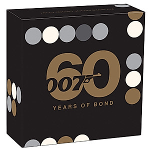 2022 P James Bond 60 Years 2 oz gilded silver coin $2 Seller Proof