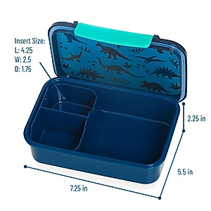 Wildkin Reusable Food Container for Kids – Airtight, Leak Resistant, Dishwasher Safe - Jurassic Dinosaurs