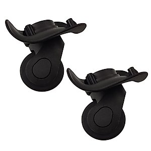 1 Pair Luggage Suitcase Wheel, A08 Trunk Luggage Wheel Spare Part (W041-2 Small) Plastic 360 Swivel Universal Wheel Replacement Luggage Wheel for suitcases/Draw Bar Box