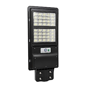 MA STRAP Street Light 120W Solar Panel Street Light Outdoor Dusk to Dawn LED Solar Powered Street Lamp Security Led Flood Light with Remote Control Waterproof Radar Sensor for Yard, Road,Garden,Park