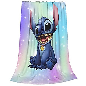 Ultra-Soft Cartoon Throw Blanket Fleece Blanket Comfortable Blankets Soft Cozy Warm Flannel Blankets for Living Room Couch Bed 60"X50"