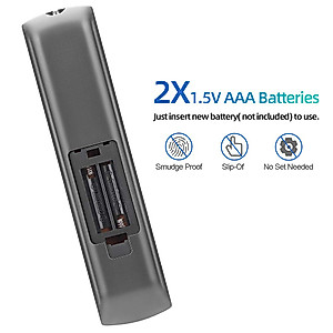 Gvirtue Universal Remote Control Compatible Replacement for Panasonic TV/ VIERA Link/ HDTV/ 3D/ LCD/ LED, N2QAYB000485 N2QAYB000100 N2QAYB000221 N2QAYB00048