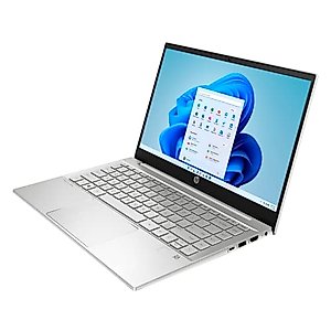 HP 2023 14" FHD IPS Screen Laptop PC AMD 8-Core Ryzen 7 5825U 32GB DDR4 RAM 1TB NVMe SSD AMD Radeon Graphics Webcam HDMI2.1 WiFi AX Backlit Keyboard Fingerprint USB-C w/DP Windows 11 Pro w/ RE USB