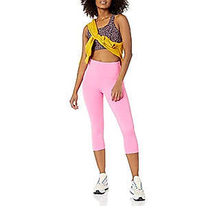Amazon Essentials Women's Active Sculpt High Rise Capri Legging (Available in Plus Size), Bright Pink, X-Small