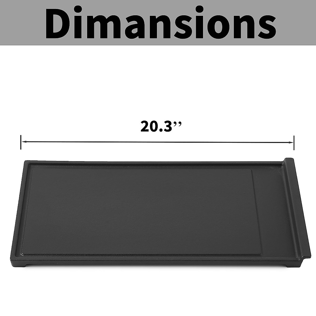 SBPGD Griddle Replacement Parts for Viking Range Parts VDSC530 VDSC3654 Range Griddle for Viking Sealed Burner Ranges and More Series Viking Stove Parts Griddle Pan Outdoor Side Burner Rangetop 1 Pcs