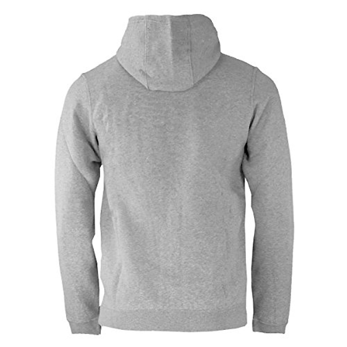 Nike Men's Sportswear Full Zip Club Hoodie, Dark Grey Heather/Dark Grey Heather/White, Large