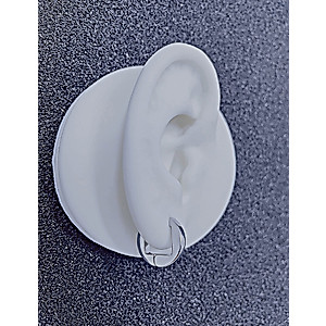 TDEBA 316L Surgical Steel Small Hoop Earrings, Silver Huggie Earrings for Women, Stainless Steel Earrings for Sensitive Ears