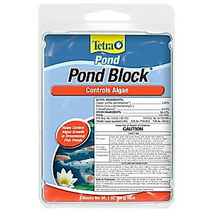 Tetra Pond Block 4 Count, Controls Algae Growth In Ornamental Fish Ponds (16735)
