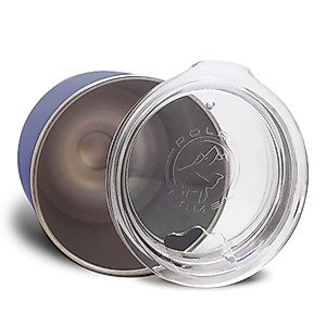 LaserGram Double Wall Stainless Steel Wine Glass Tumbler, Karate Man, Personalized Engraving Included (Dark Blue)