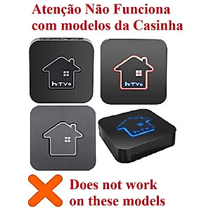 FabyUSA Replacement Remote Control for Brasil A2 A3 Tigre TV Box IPTV5 Plus+ IPTV6 IPTV8 Tigre 2 TG3 Brasil TV BR TV Brasil Box Brazilian TV