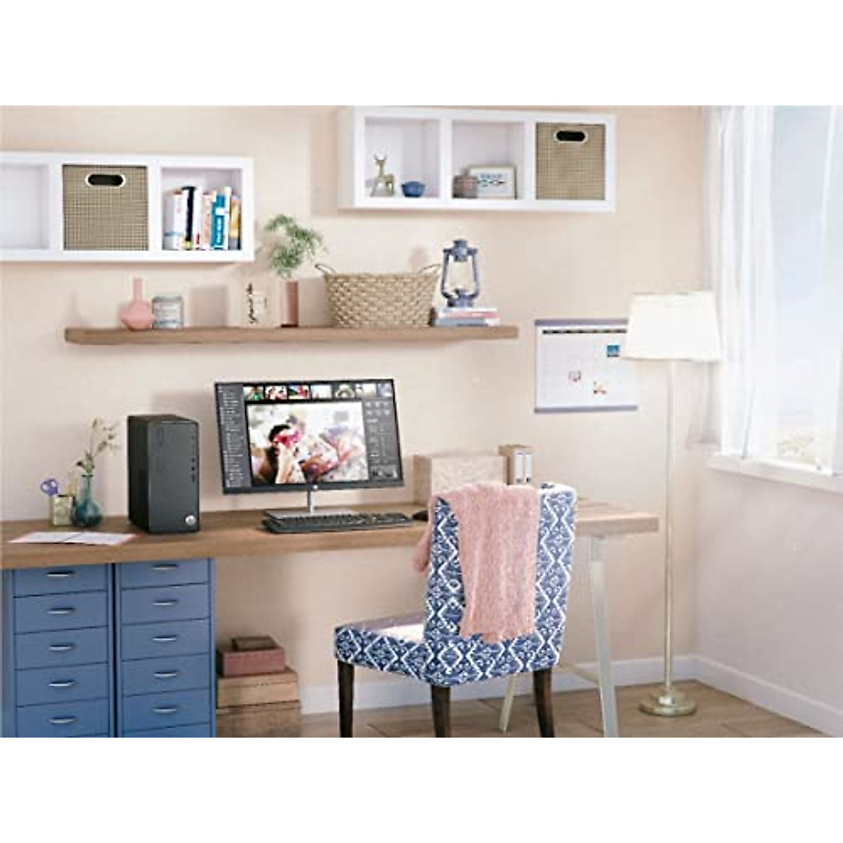 HP M01-F2254 Home & Business Desktop (Intel i3-12100 4-Core, 8GB RAM, 128GB m.2 SATA SSD + 1TB HDD (3.5), Intel UHD 730, WiFi, Bluetooth, HDMI, USB 3.1, Win 10 Pro) Refurbished (Renewed)