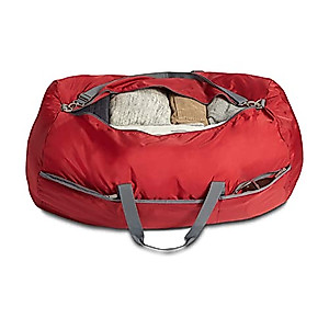 Amazon Basics Large Travel Luggage Duffel Bag, Red