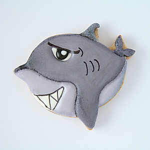 Little Shark Cookie Cutter, 3.75" Made in USA by Ann Clark