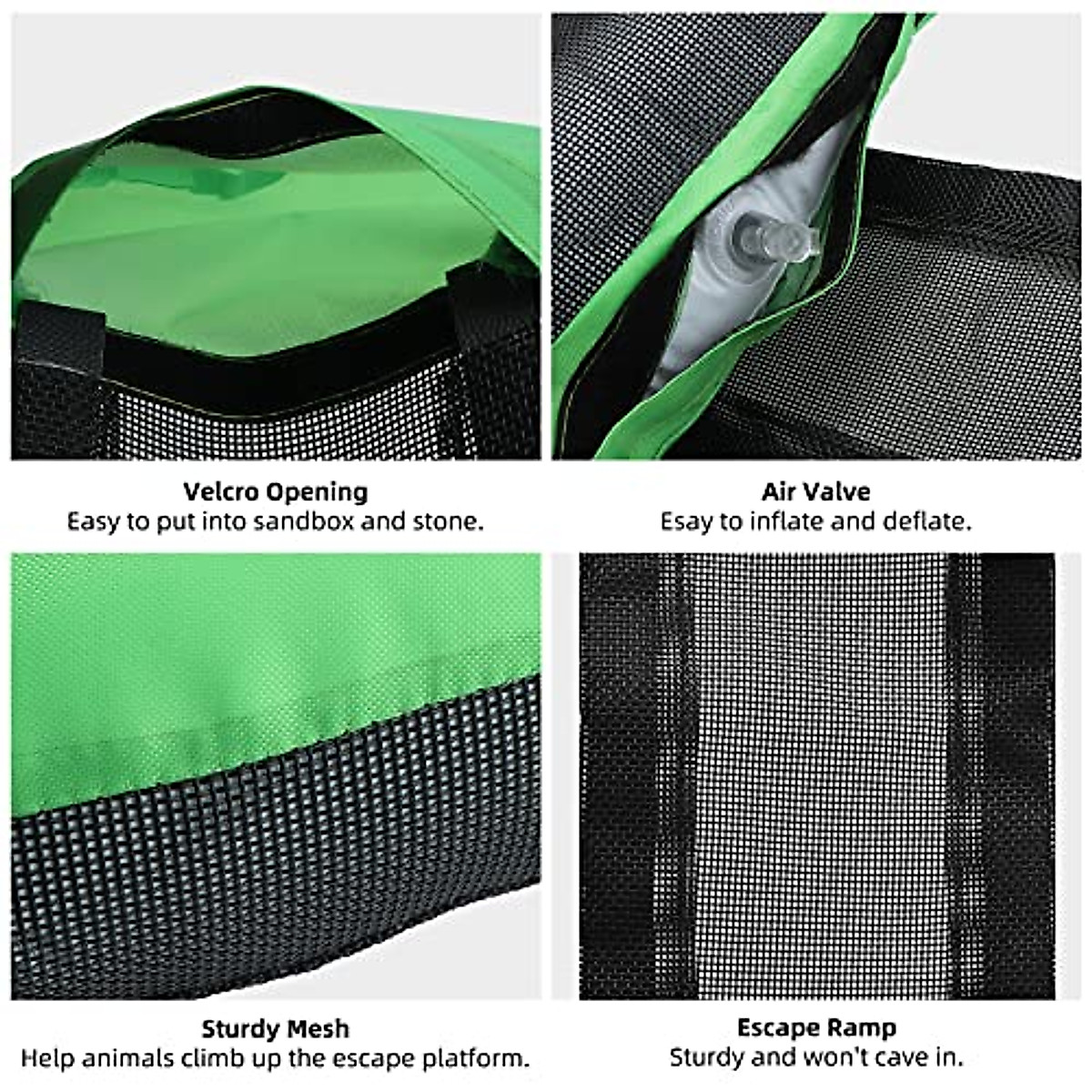 JESTOP Pool Animal Saving Escape Ramp, Frog Floating Ramp Rescues for Swimming Pool, Frog Saver Floating Ramp Rescues for Saving Frogs, Toads Animal Mice, Birds, Pool Maintenance Accessories