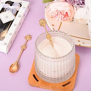 60Pieces(30 Packs) Rose Tea Spoons for Wedding Favors,Bridal Shower Favors, Dringk Spoon Gifts or Souvenirs for Guests Bulk