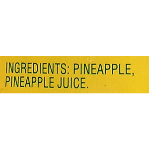 Del Monte MONTE Sliced Pineapple in 100% Juice, Canned Fruit, 12 Pack, 15.25 oz Can 15.25 Ounce (Pack of 12)
