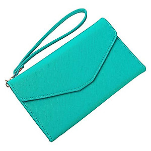 ZOPPEN Passport Holder Women Travel Wallet Rfid Blocking Passport Cover Document Organizer Strap Ver.5, #25 Emerald Green