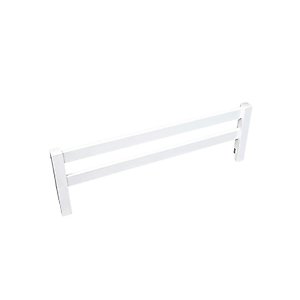 CC KITS Wooden Safety Bed Side Guard Rail for Toddler, Kids and Children’s Beds (White)
