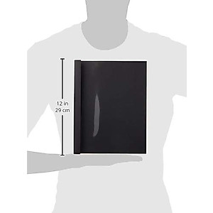 Fellowes 1/16-Inch Thermal Binding Covers, 10-Pack, Black (5225301)