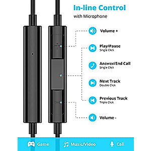 TITACUTE USB C Headphones Wired Earbuds with Microphone Noise Canceling in-Ear USB Type C Earphone for Samsung A53 S Ultra Galaxy Z Flip Fold S21 S22 S20 Google Pixel 7 Pro 6a 6 5 OnePlus 10T 10 Pro 9