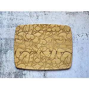 5.5" x 8" Cockcuterie Bamboo Cutting Board, Penis Engraved Cutting Board, Custom Cutting Board, Party Board, Gift Idea