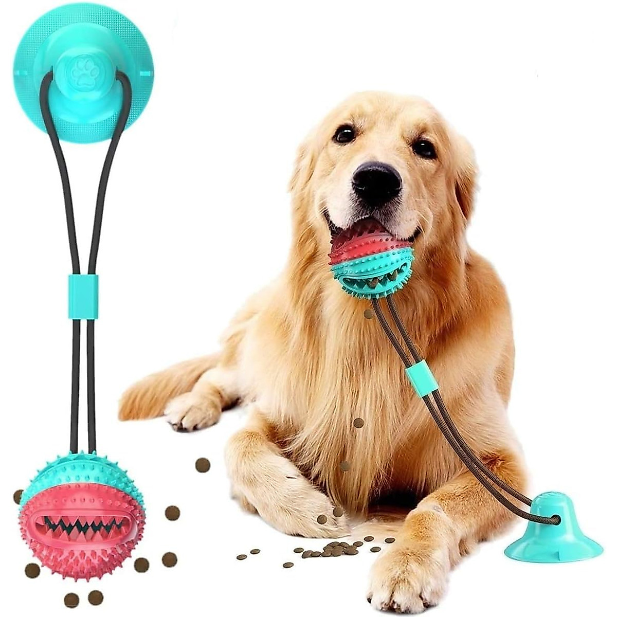 PupPlay Fun Ball. Chew Dog Toy. Dog Ball Toys Pet. Tooth Cleaning Chewing. Food Dispensing Toys. All Breeds Sizes