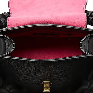 Betsey Johnson Chained Up Crossbody, Black