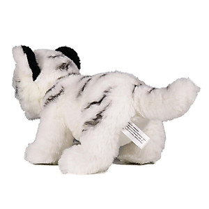Ice King Bear Baby Tiger Stuffed Animal 10 Inches Cute Plush Toy (White)