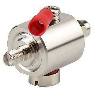 SMA Lightning Arrestor SMA Surge Protector with SMA Male to SMA Female Connector 0-6GHz with Replaceable Gas Tube Element 90V