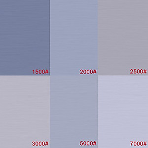 AUSTOR 36 Pieces Sandpaper 1500 2000 2500 3000 5000 7000 High Grit Wet and Dry Sandpaper Assortment 9 x 3.6 Inches Abrasive Paper