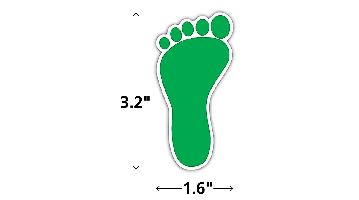 Brighten Your Classroom with Mini Footprint Accents