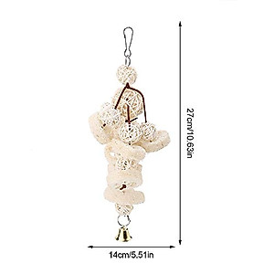 Bird Hanging Toys Loofah pet Toys and Target Audience keywordsbirds cat Tree Chicken coop pet Toys and Target Audience keywordsbirds Parrots Standing Swing Chewing Toy Climbing Ladder Pet Parakeet
