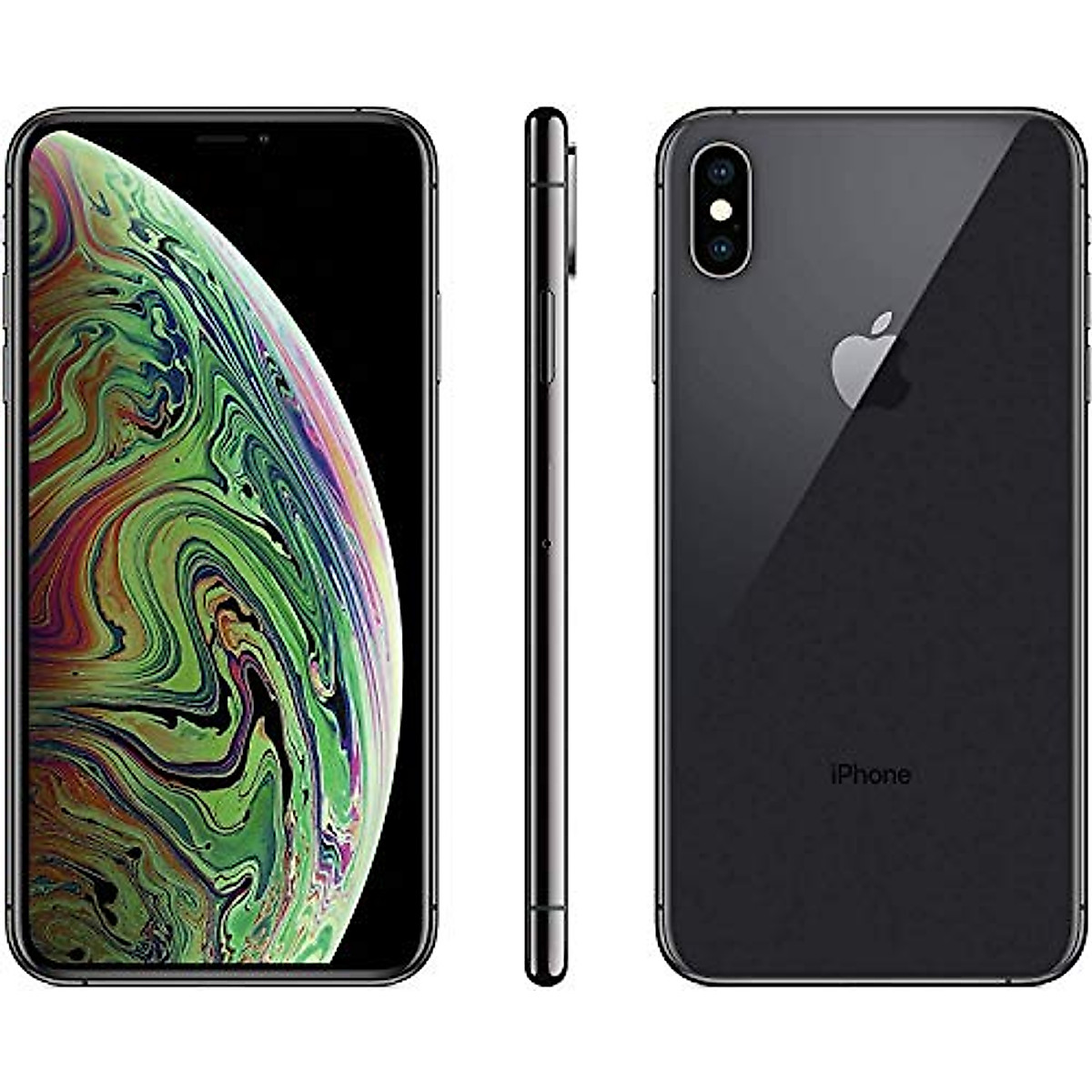 Apple iPhone XS Max, 64GB, Space Gray - Unlocked (Renewed Premium)