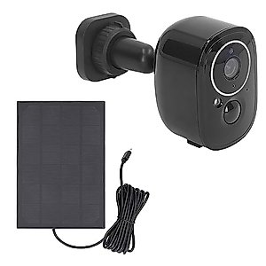 Tgoon Security Camera, 5200mAh Battery WiFi Wireless HD Night Solar Security Camera IP66 Waterproof PIR Human Detection for Backyard