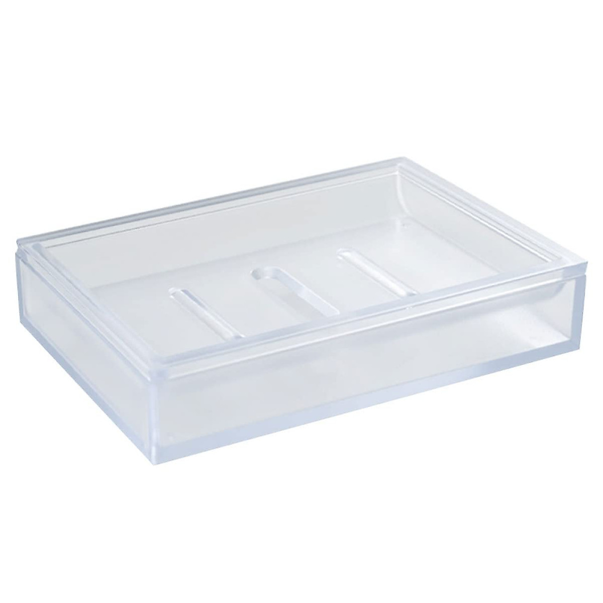 Cabilock 3 Pcs Soap Holder Soap Draining Dish Bathroom Soap Drainer Soap Dish