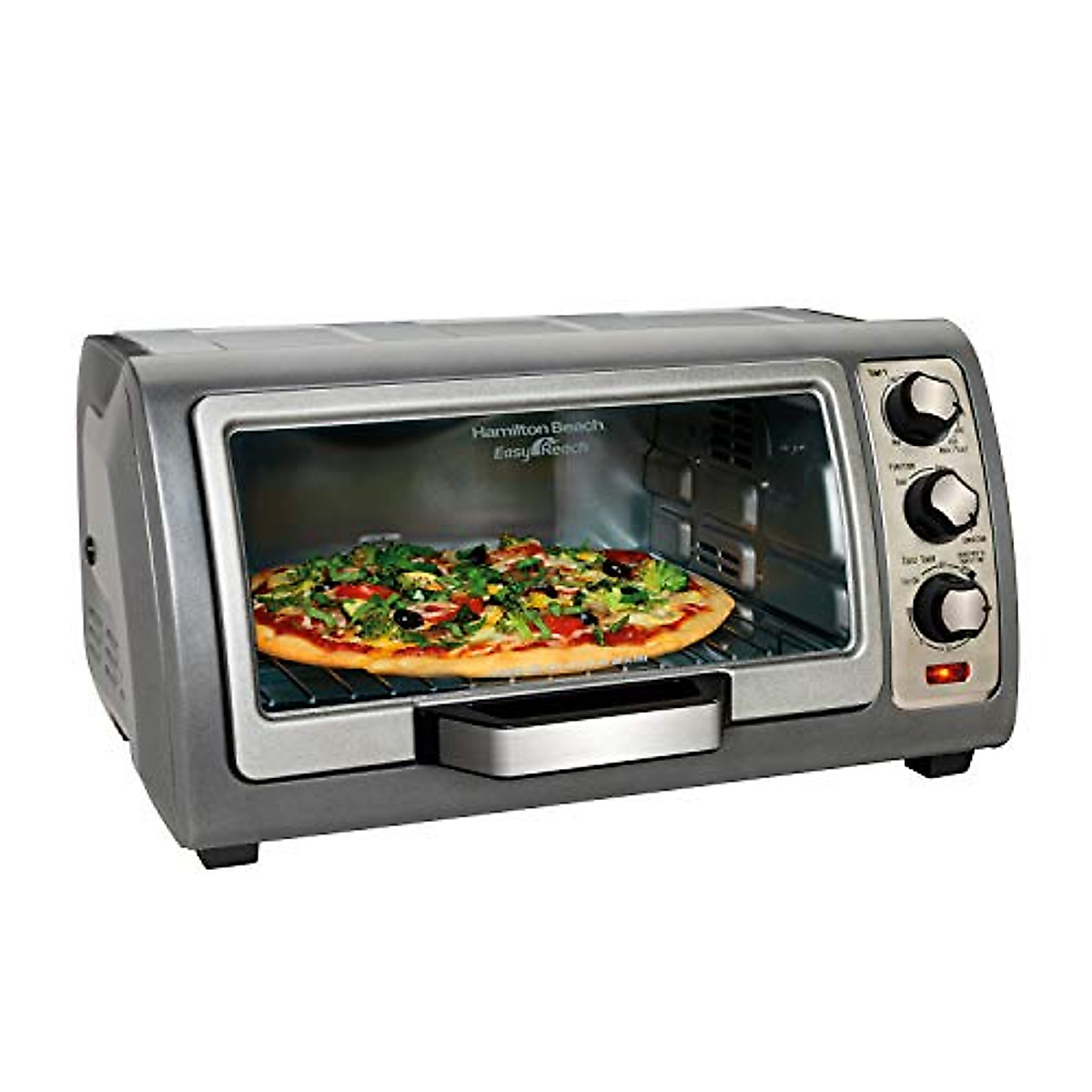 Hamilton Beach (31126) Toaster Oven, Convection Oven, Easy Reach,Silver