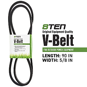 8TEN PTO Belt for AYP Husqvarna Jonsered 48 inch Deck GTH 2248 2548 250 YTH 1848XP LT19A Lawn Tractors 532174368